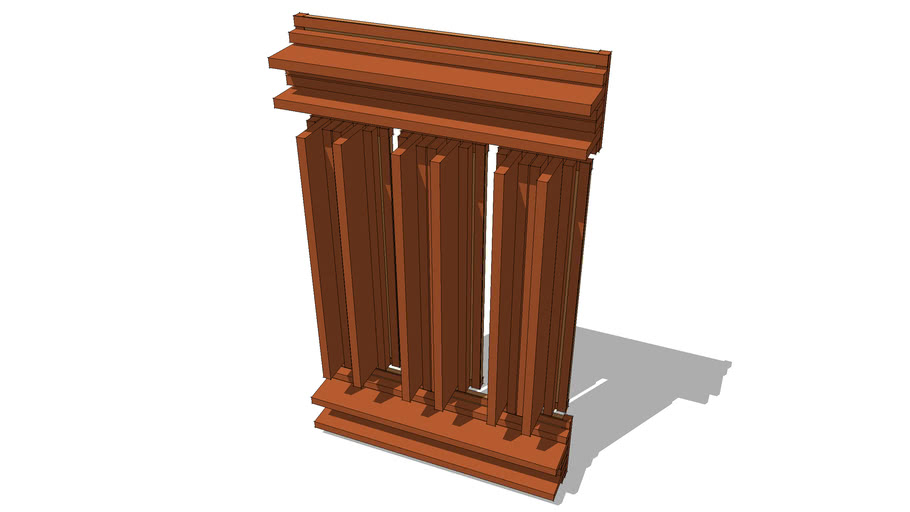 QRD 7 Slat Diffuser | 3D Warehouse