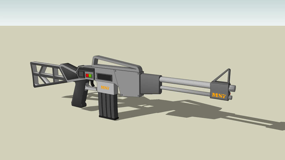 M87 Assault Rifle (Concept Gun) | 3D Warehouse