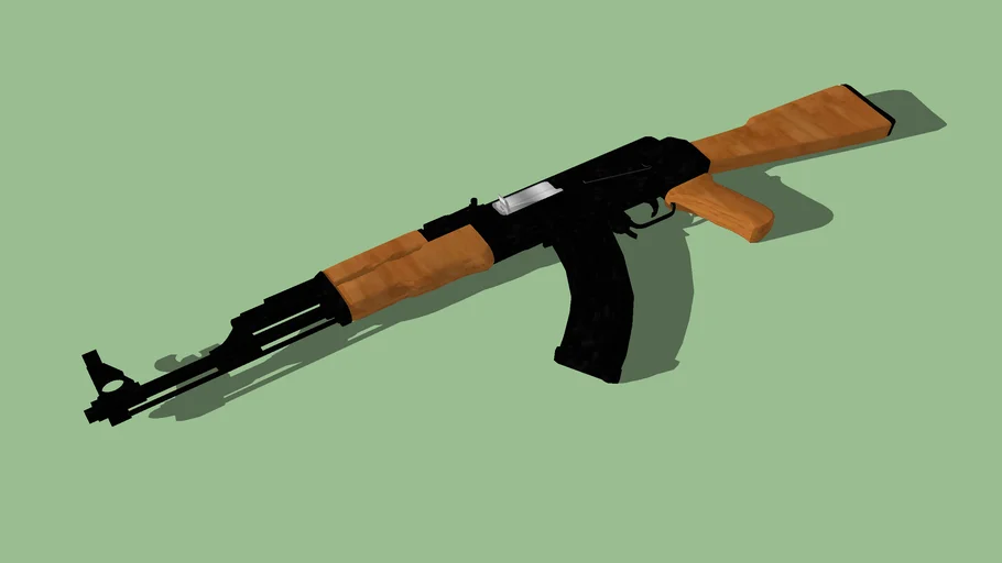AK-47 Black | 3D Warehouse