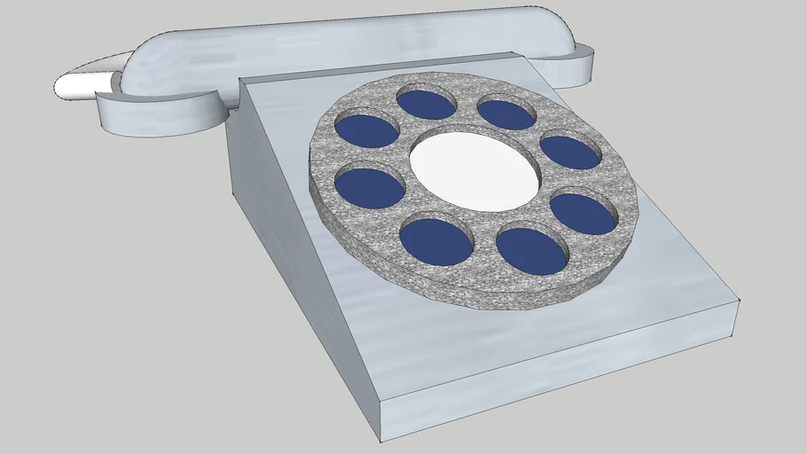 Old telephone | 3D Warehouse