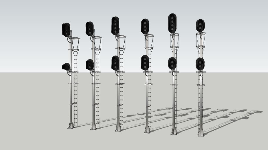LED Train Signal set | 3D Warehouse