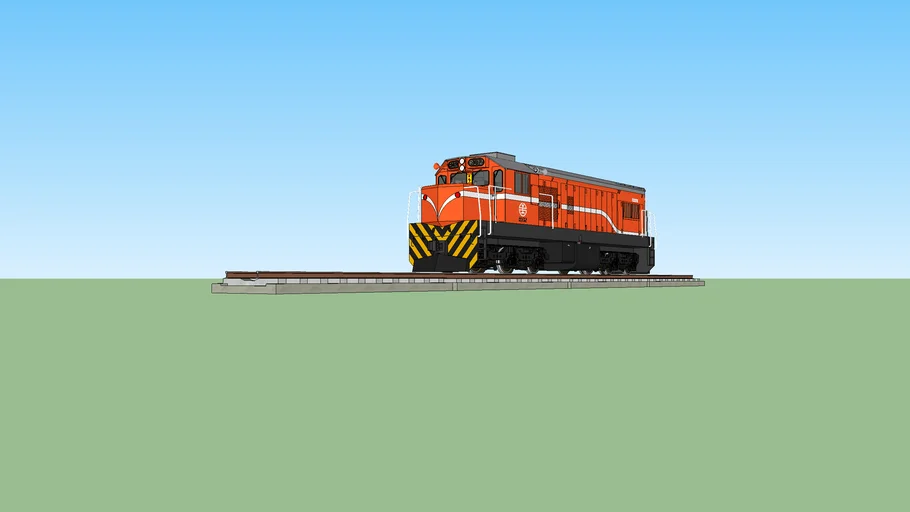 台鐵R132柴電機車 | 3D Warehouse