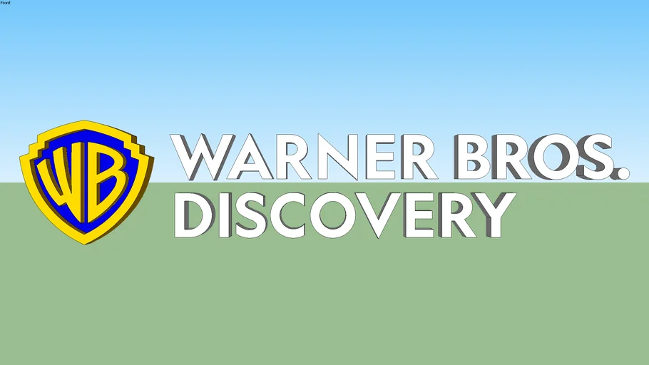 Warner Bros. Discovery logo | 3D Warehouse