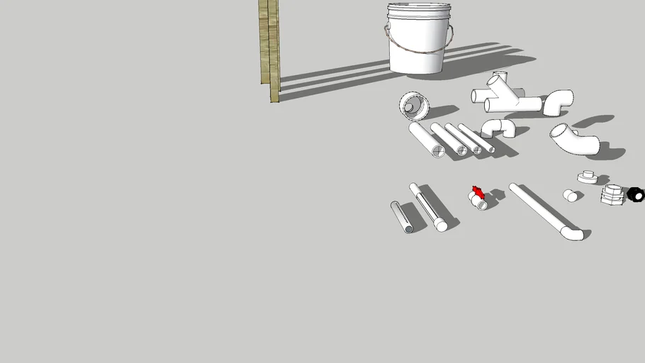 PVC pipes and mis. fittings | 3D Warehouse