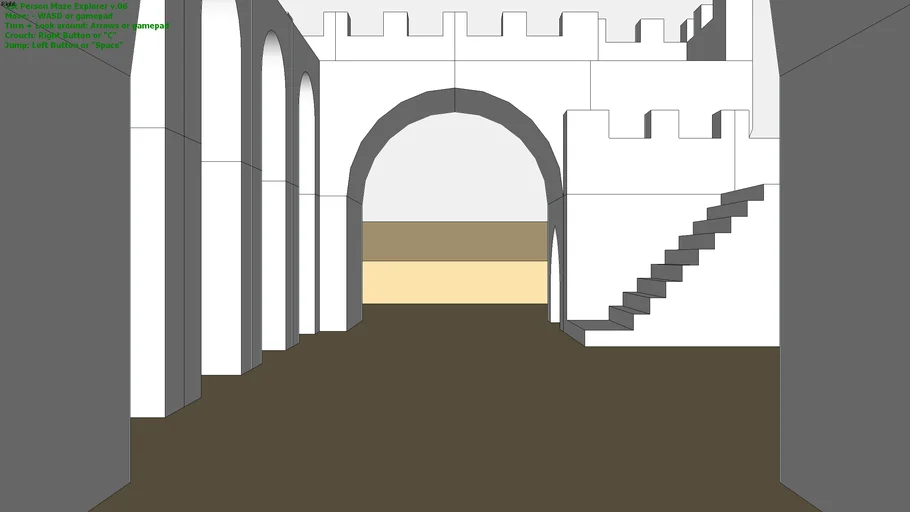 1st-Person Maze Explorer v0.6 (Sketchyphysics 3) | 3D Warehouse