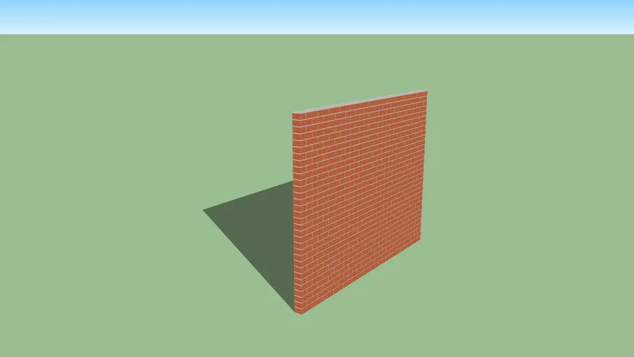 Detailed Brick Wall | 3D Warehouse