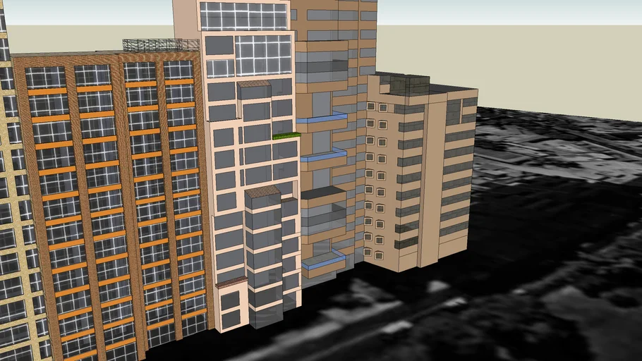 edificios en el golf | 3D Warehouse