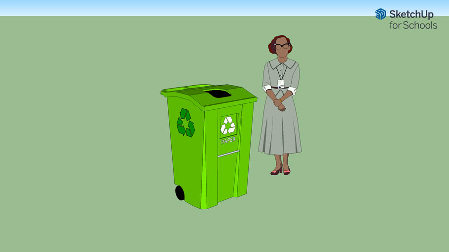 Recycle Paper bin | 3D Warehouse