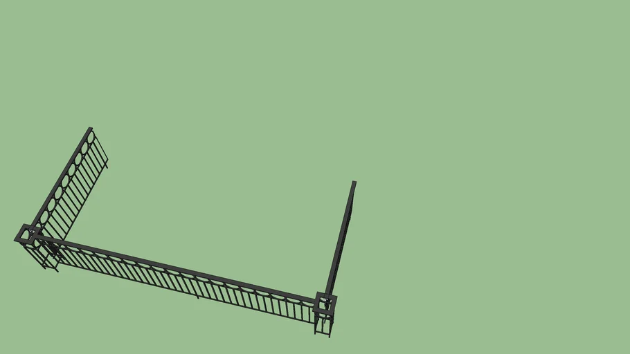 Wrought Iron Railing | 3D Warehouse