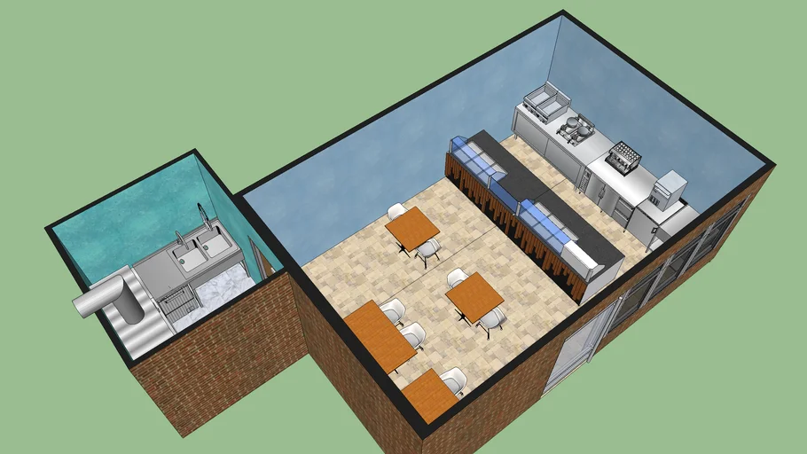 Architectural Plans for Restaurants | 3D Warehouse