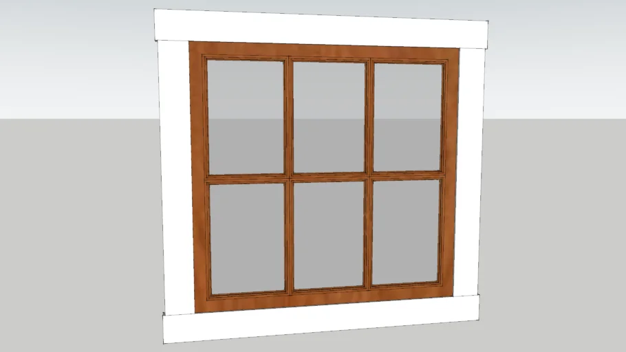 Wooden window | 3D Warehouse