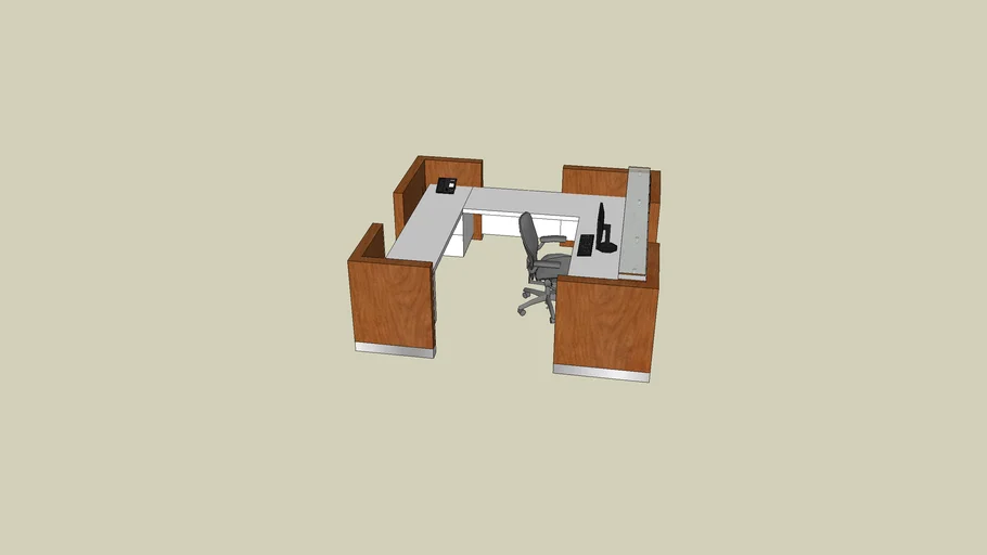 Reception Desk | 3D Warehouse