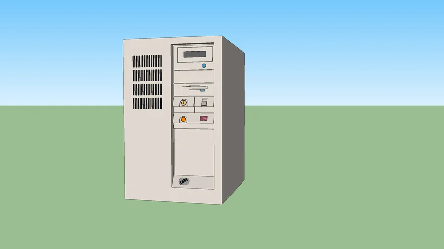 IBM RS/6000 (7013-595) Deskside tower Server | 3D Warehouse