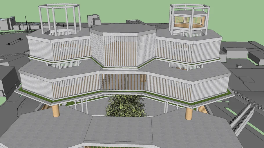 Harrison Page ARCH1101 EXP3 - The Bridge | 3D Warehouse