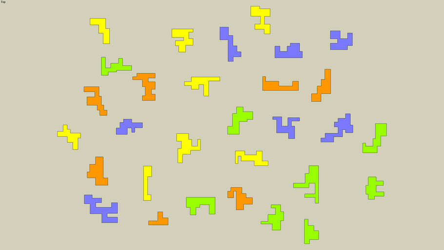 Hard Shapes Puzzle | 3D Warehouse