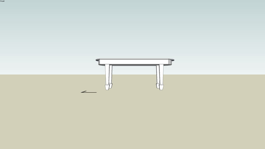 NeoClassical Table | 3D Warehouse