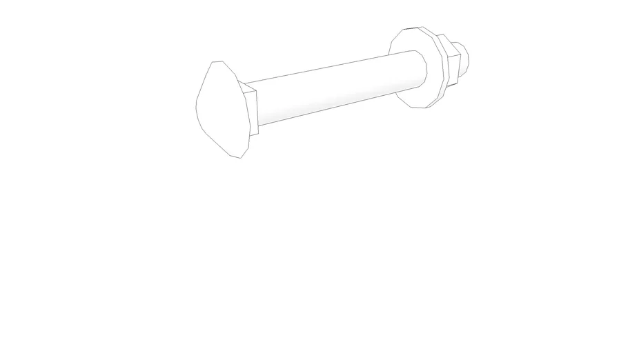 Low Poly Carriage Bolt | 3D Warehouse