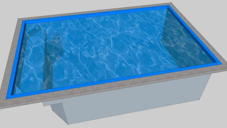 Monaco fibreglass plung pool 5.5m x 3.5m x 1.65, Barrier Reef Pools ...