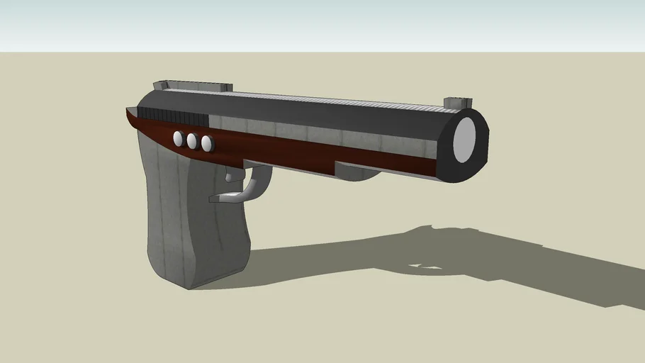 Automatic Glock 9 mm. handgun | 3D Warehouse