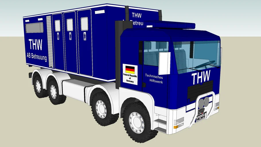 THW WLF mit AB Betreuung | 3D Warehouse