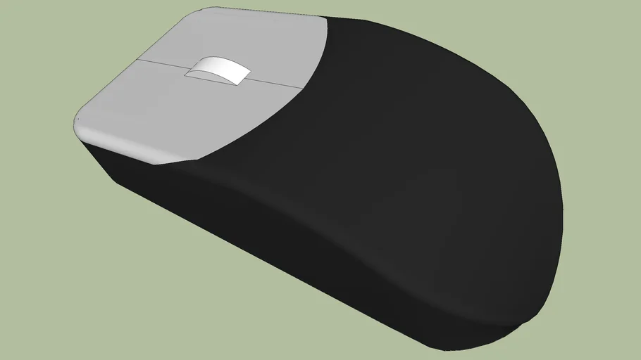 HP M-UV69A USB Mouse | 3D Warehouse
