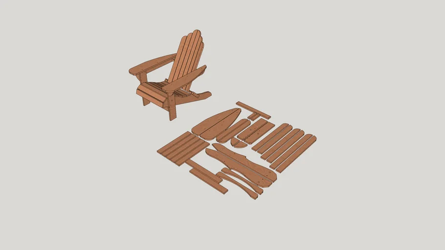 Adirondack Chair | 3D Warehouse
