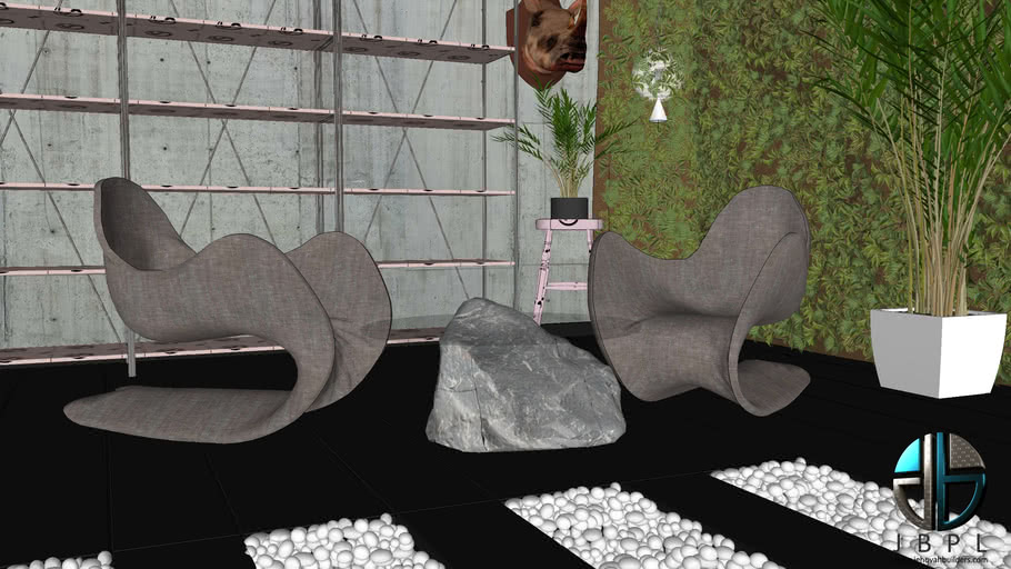 interior-Relax area | 3D Warehouse