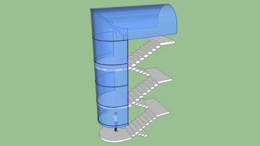 Escaleras para Edificio | 3D Warehouse