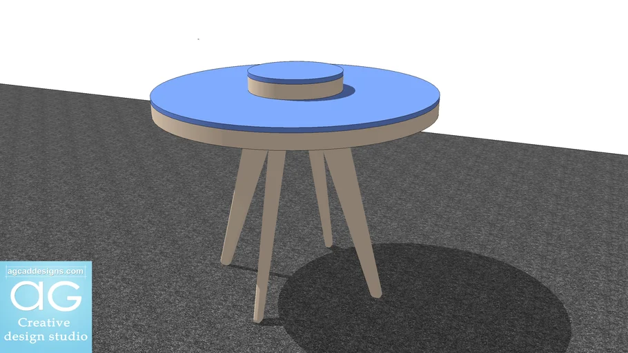 Retail design Round table display concept! | 3D Warehouse