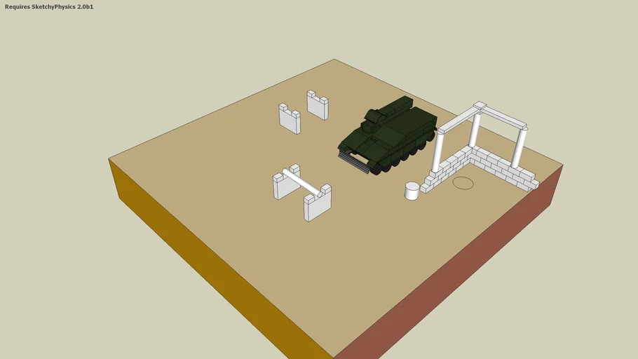 trojan engineering tank | 3D Warehouse