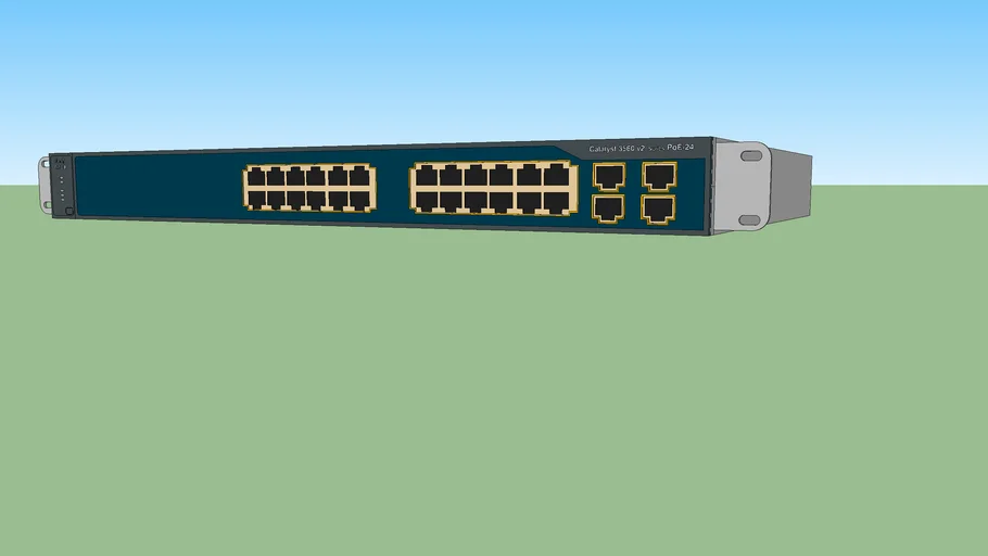 Cisco Catalyst 3560 24-port 2 SFP ethernet network switch (3560V2-48PS ...