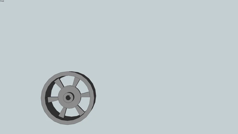 CO2 Racer Rear Wheel | 3D Warehouse