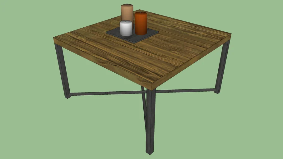 Industrial coffee table | 3D Warehouse