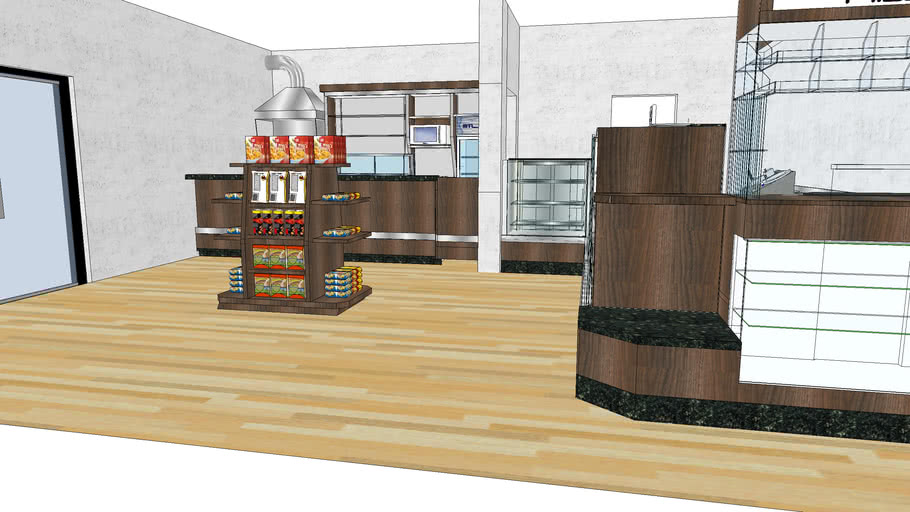 Cafe Multi Vendor | 3D Warehouse