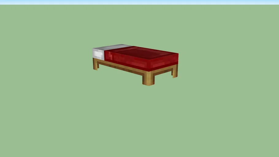 Minecraft Bed by Zapperier | 3D Warehouse