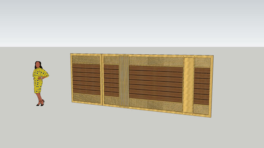 Entrance gate-Fundermax | 3D Warehouse