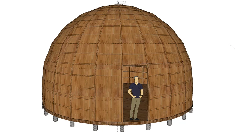 domo en madera | 3D Warehouse