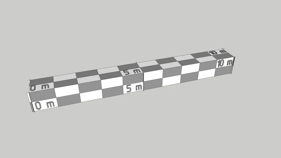 Scale 10m | 3D Warehouse