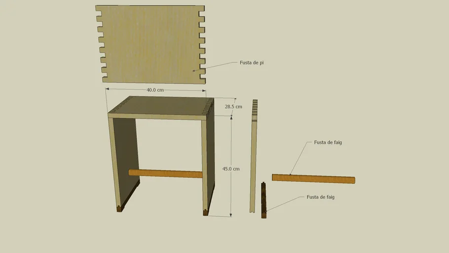 Ulmer Hocker | 3D Warehouse