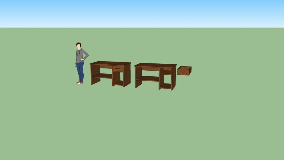 Computer Table | 3D Warehouse