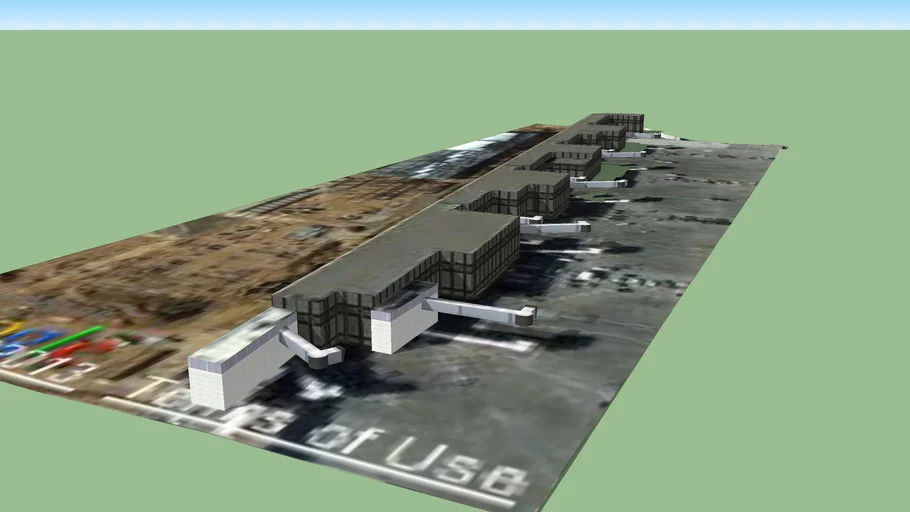 Tom Bradley International Terminal, KLAX LAX], Los Angeles {2Mb} | 3D ...