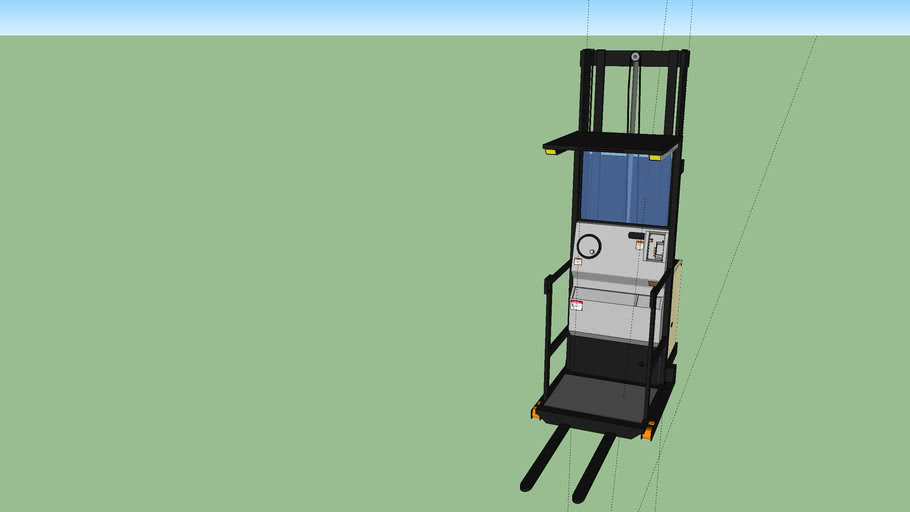 Standing forklift | 3D Warehouse