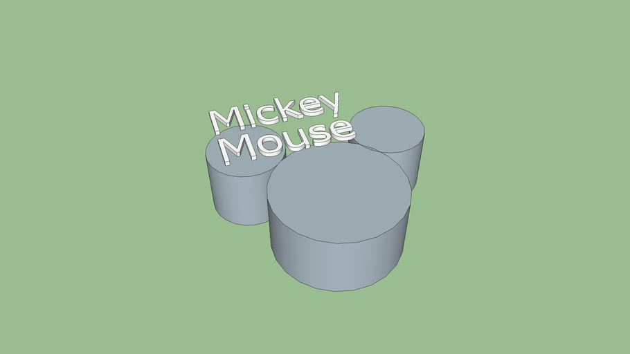 Mickey Mouse | 3D Warehouse