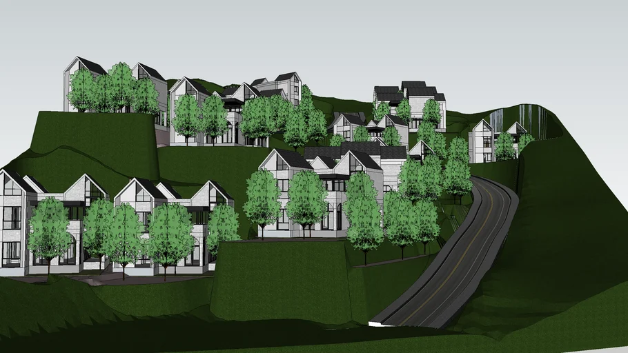 hill villa | 3D Warehouse