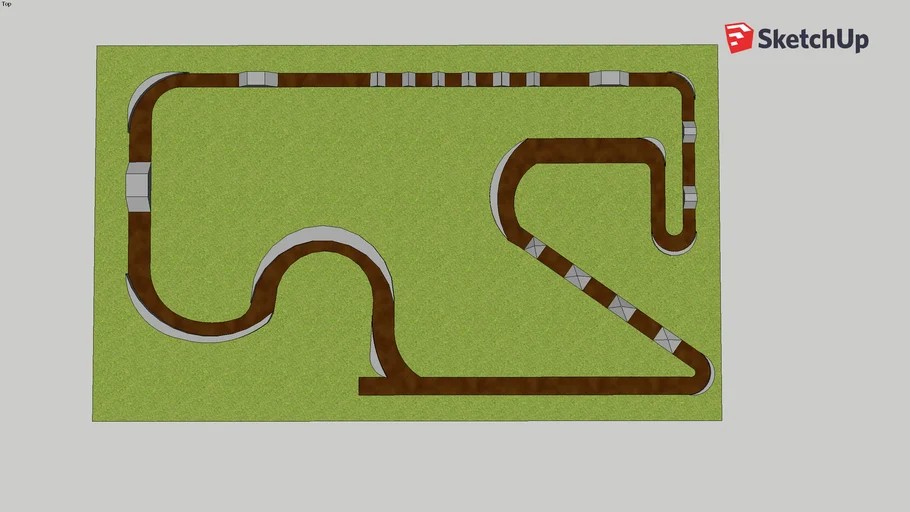 motocross track 1 | 3D Warehouse