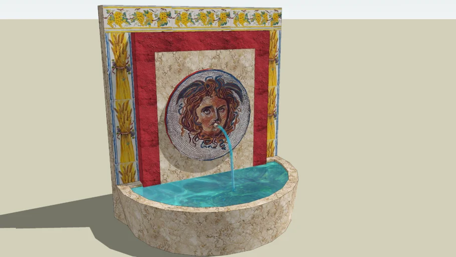Fontana Domus Romana | 3D Warehouse