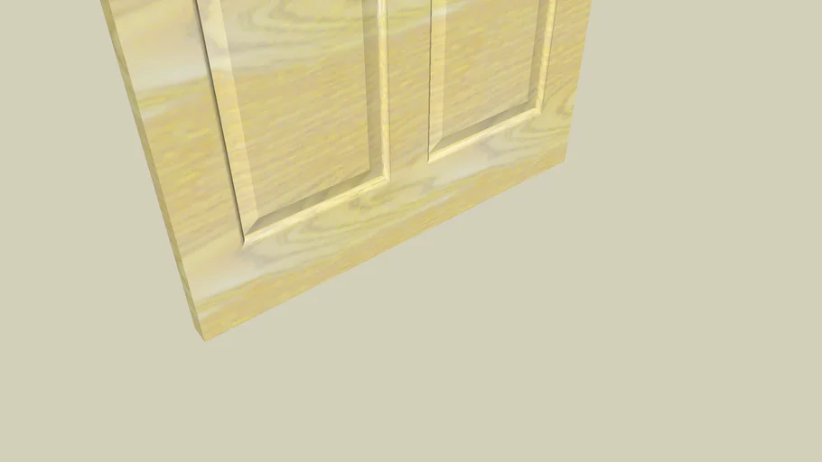 4 Panel Door (Knotty Pine) | 3D Warehouse