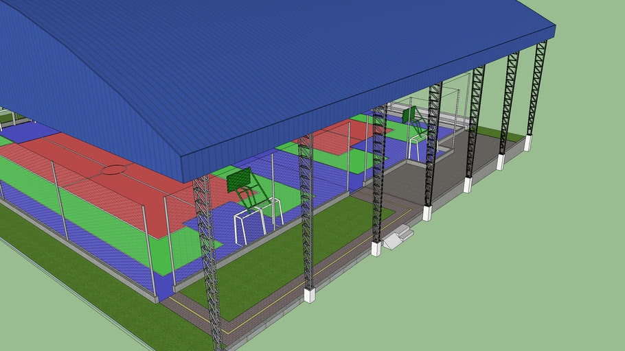 Cubierta Cancha | 3D Warehouse