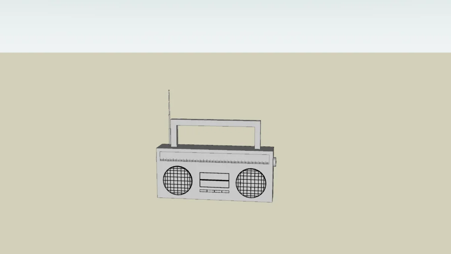 radio | 3D Warehouse