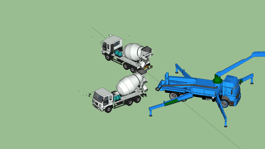 concrete mixer | 3D Warehouse
